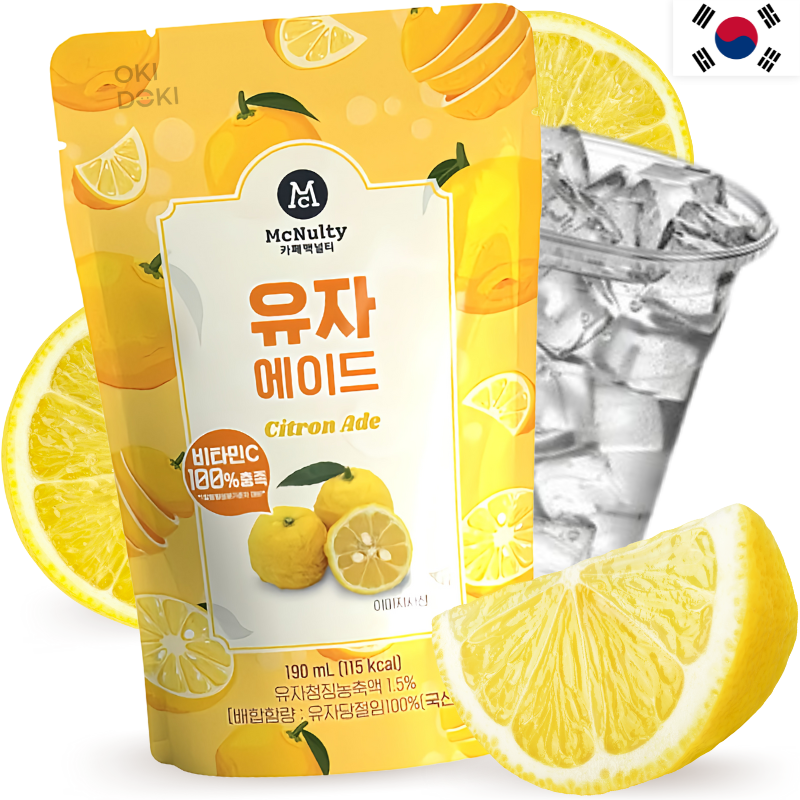 Mcnulty Bebida Ice Cup Sabor Citron Coreano 190ml | OKIDOKI Asian Market