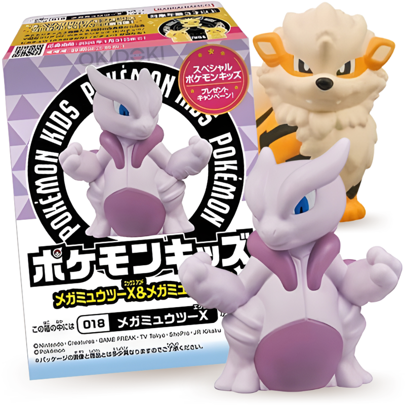 Bandai Pokémon Kids Mega Mewtwo X & Y Figura con Chicle 1.5g | OKIDOKI ...
