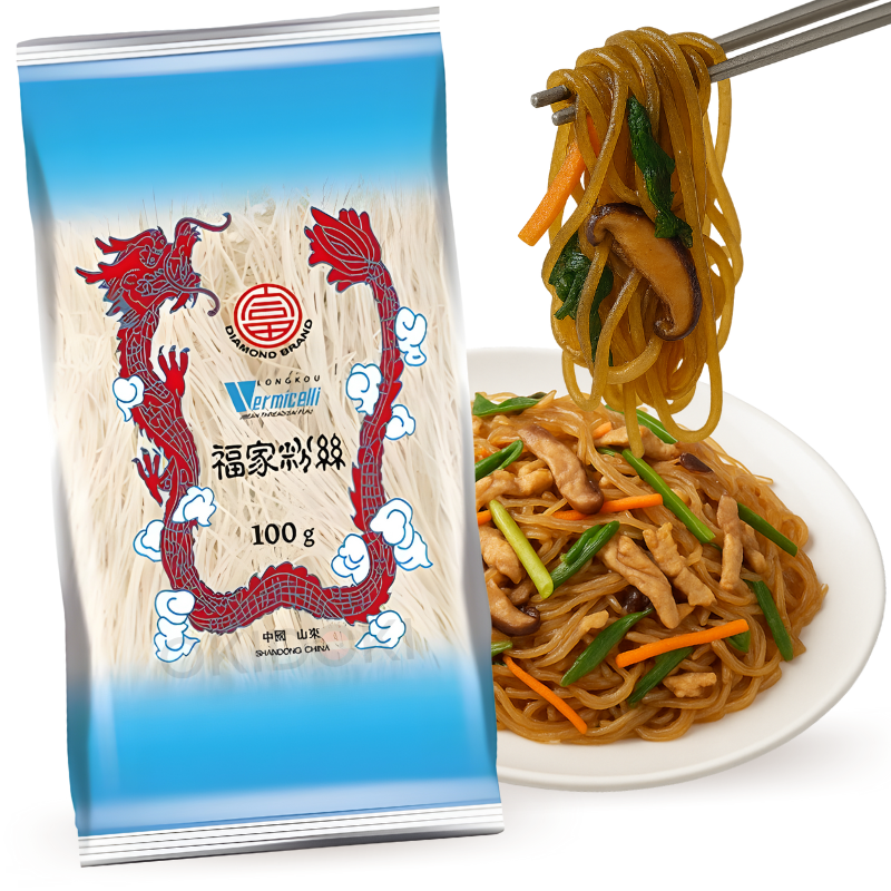 Diamond Lungkou Vermicelli Crystal Noodles 100g | OKIDOKI Asian Market
