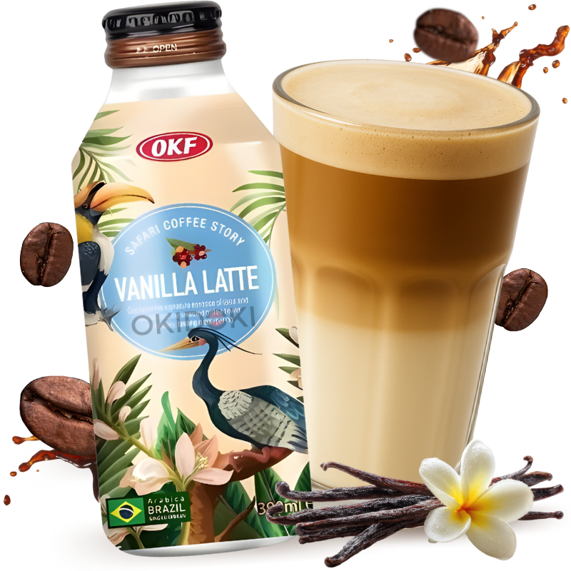 OKF Café Latte Vanille Premium 390ml | OKIDOKI Aziatische markt ...