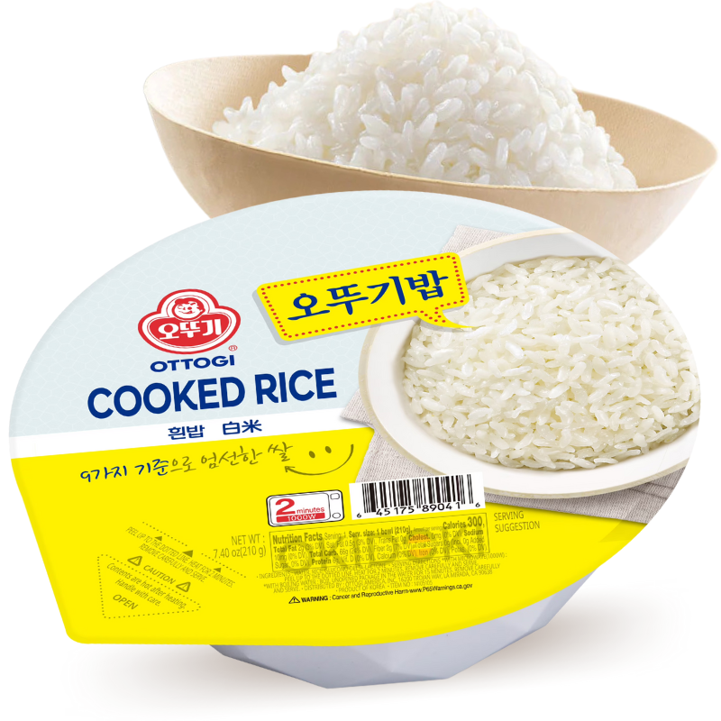 Ottogi Microwave Cooked Rice 210g | OKIDOKI Asian Market