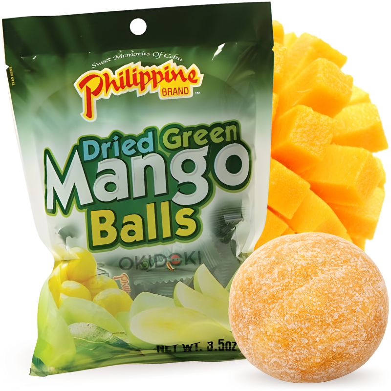 Philippine Brand Dehydrated Green Mango Balls (Halal) 100g | OKIDOKI ...